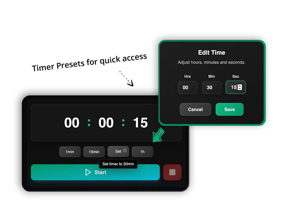 TimerTool - Professional Timer for Events & Presentations | Free Download